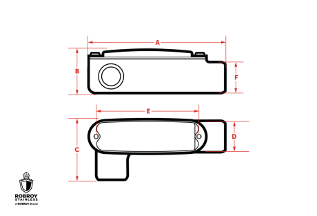 LR Conduit Body 1-1/4 Trade Size 316 | Robroy Stainless