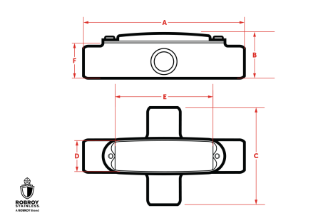 X Conduit Body 1-1/2 Trade Size 316 | Robroy Stainless