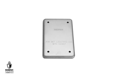 Single Gang Blank Formed Device Cover | Robroy Stainless